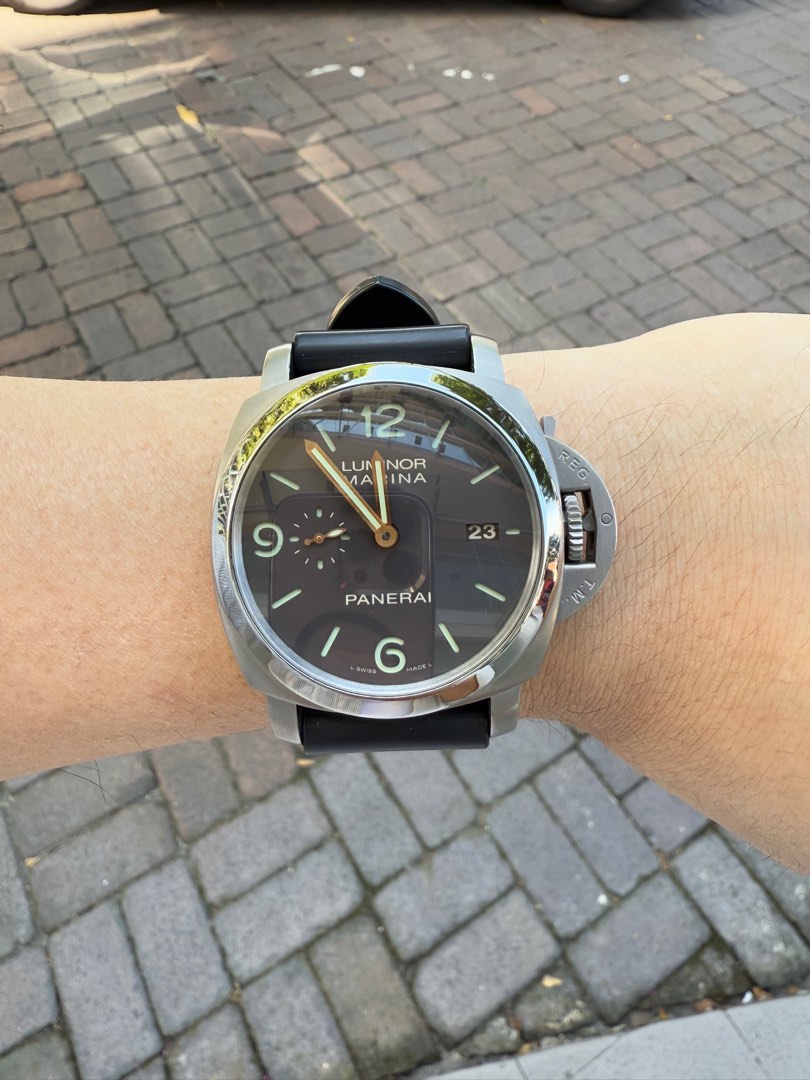 Panerai Luminor Marina 00359 Titanium, Luxury, Watches on Carousell
