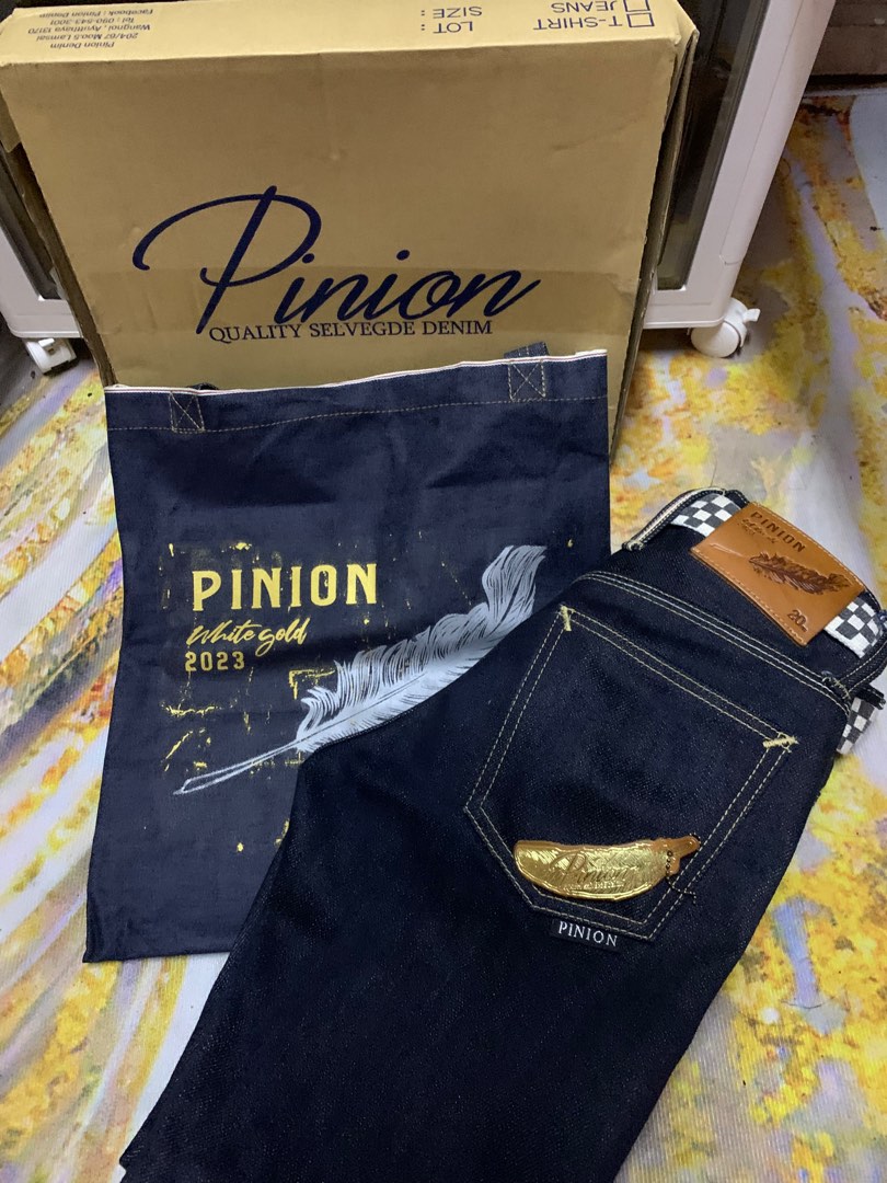 pinion denim kepala kain, Men's Fashion, Bottoms, Jeans on Carousell