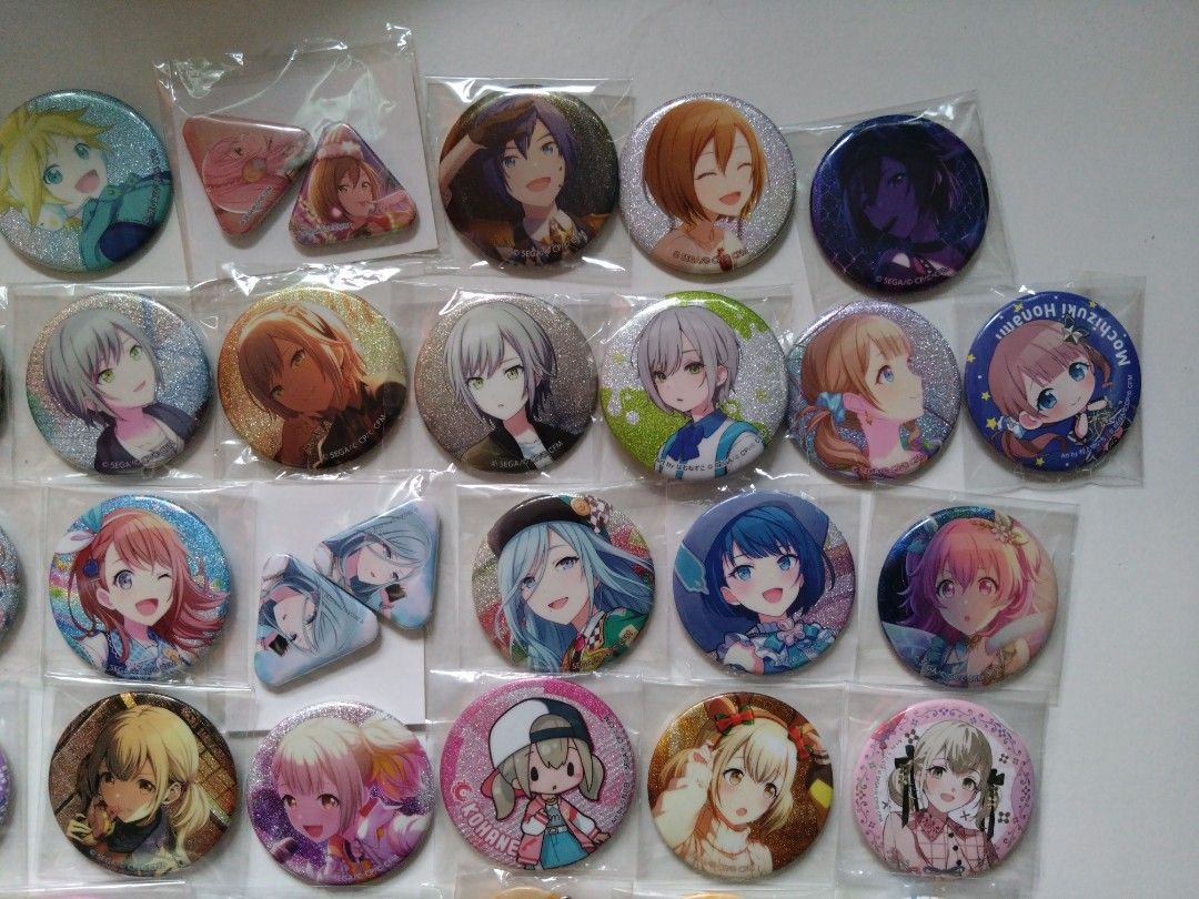 PJSK Project Sekai Hatsune Miku Colourful Stage Can and Square Badges ...