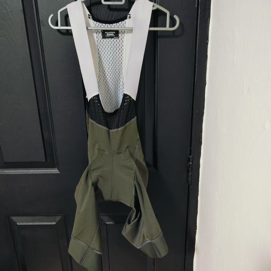 Pas Normal Studio PNS Men's Mechanism Bib Short Olive Size L, Sports ...