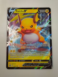 Raichu V - 045/172 Brilliant Stars Ultra Rare Pokemon, Hobbies & Toys ...