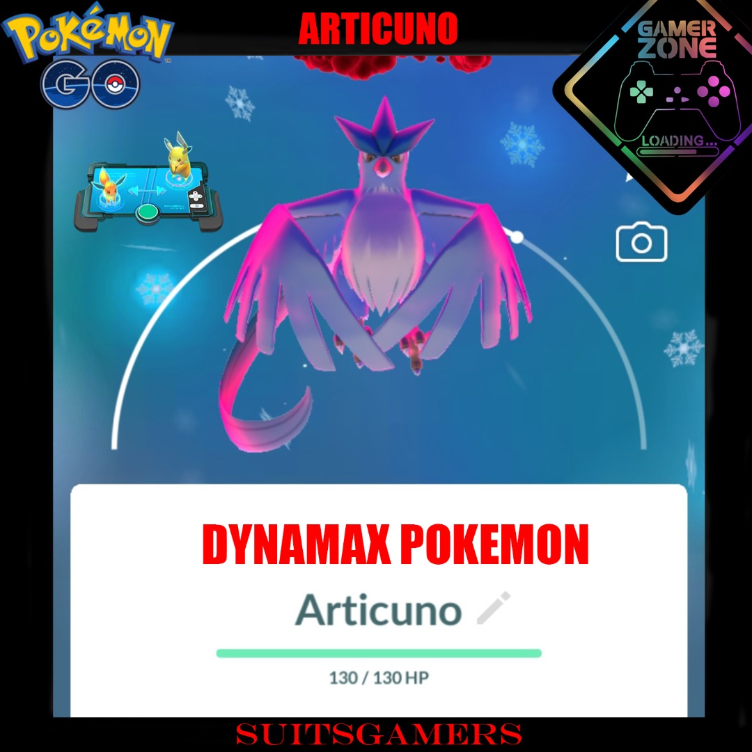 Pokemon GO - Dynamax Articuno [LEGENDARY DYNAMAX POKEMON], Video Gaming ...