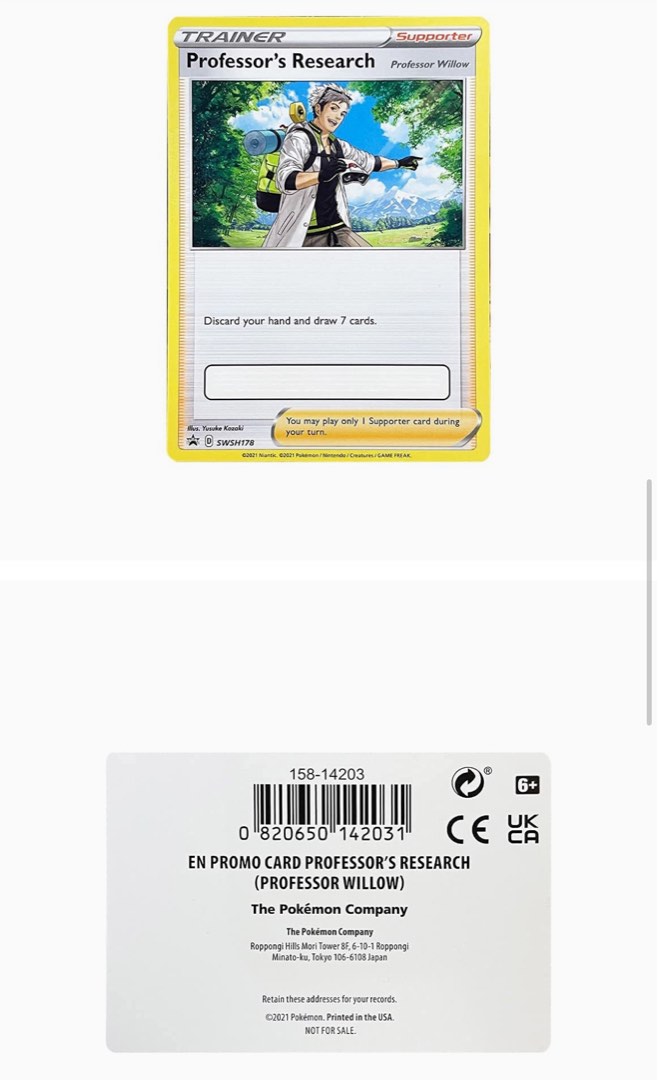 Pokemon Pokémon Promo card with Barcode english, Hobbies & Toys, Toys ...
