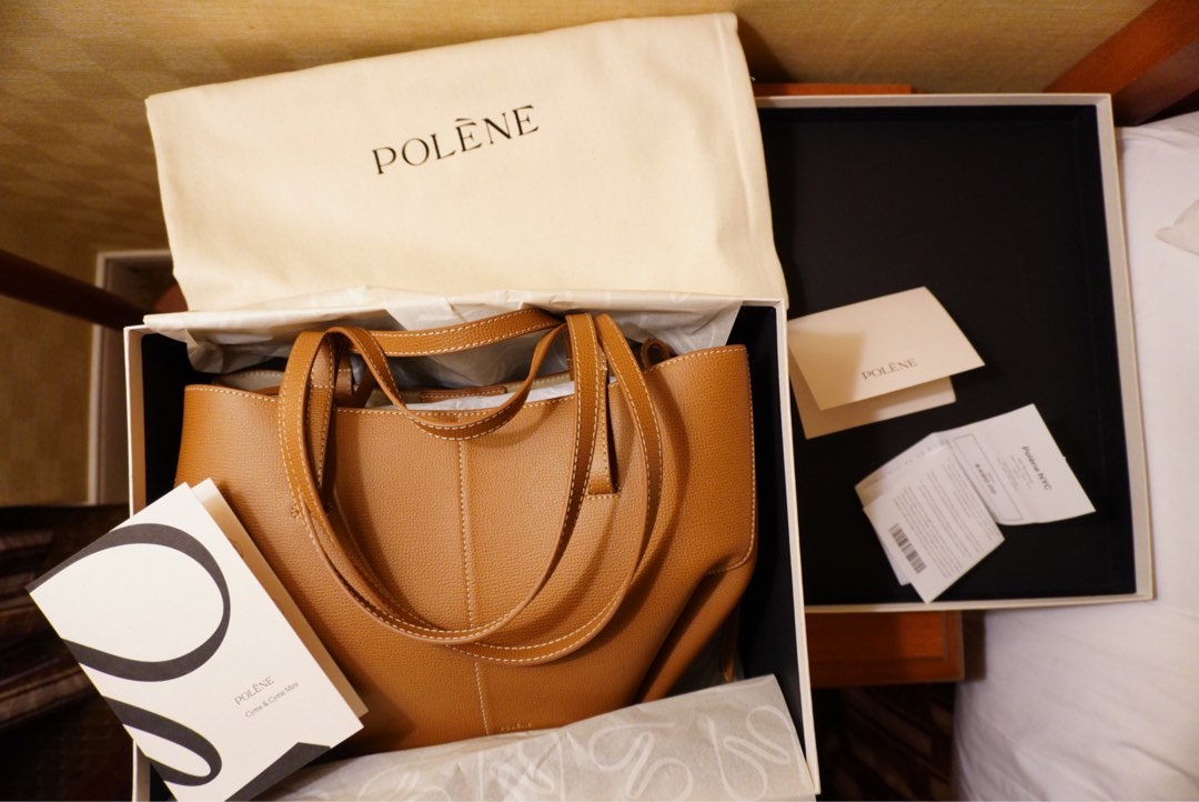 Polene Cyme Mini Camel, Luxury, Bags & Wallets on Carousell