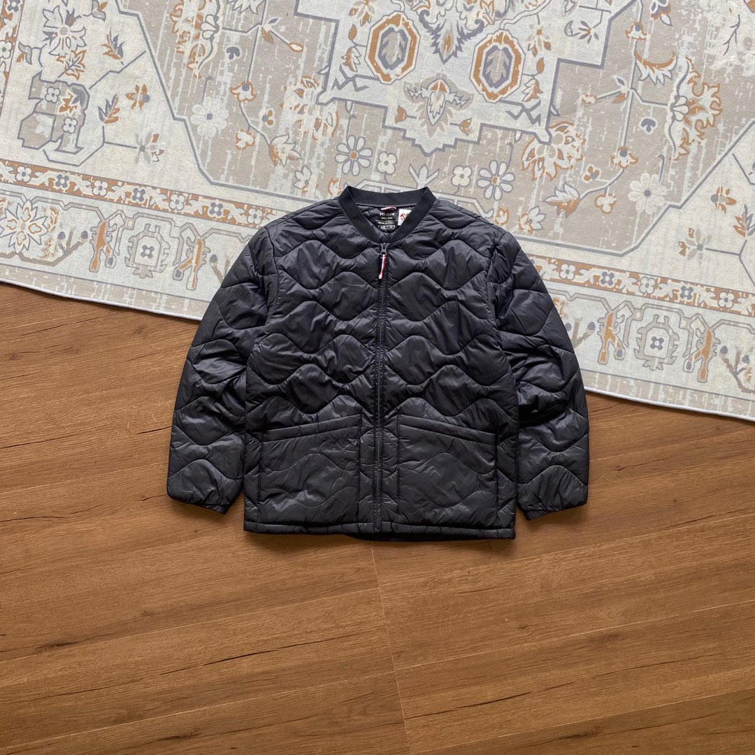 Polham outer quilted jacket, Fesyen Pria, Pakaian , Atasan di Carousell