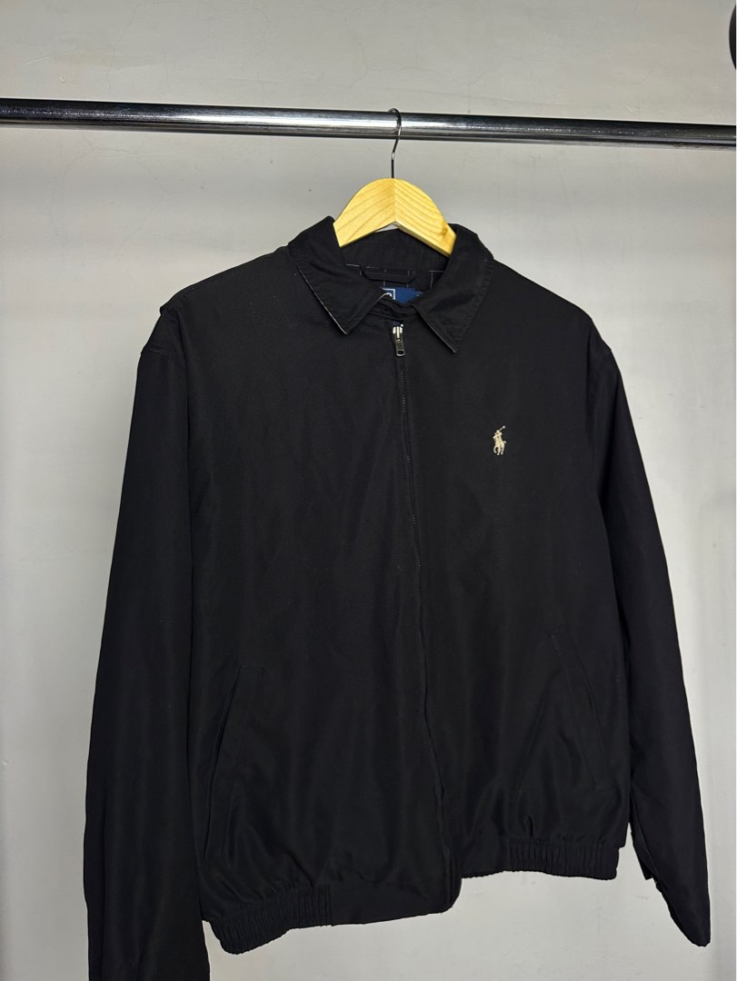 Polo rl Harrington Black og Jacket, Men's Fashion, Coats, Jackets and ...