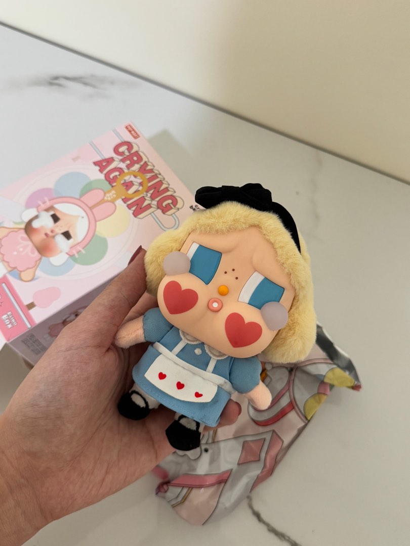 Popmart Crybaby CRYING AGAIN Alice Preloved, Toys & Collectibles ...