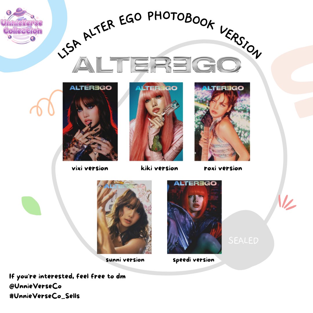 LISA ALTER EGO PHOTOBOOK vixi kiki roxi sunni speedi VERSION SEALED, Hobbies & Toys, Memorabilia ...