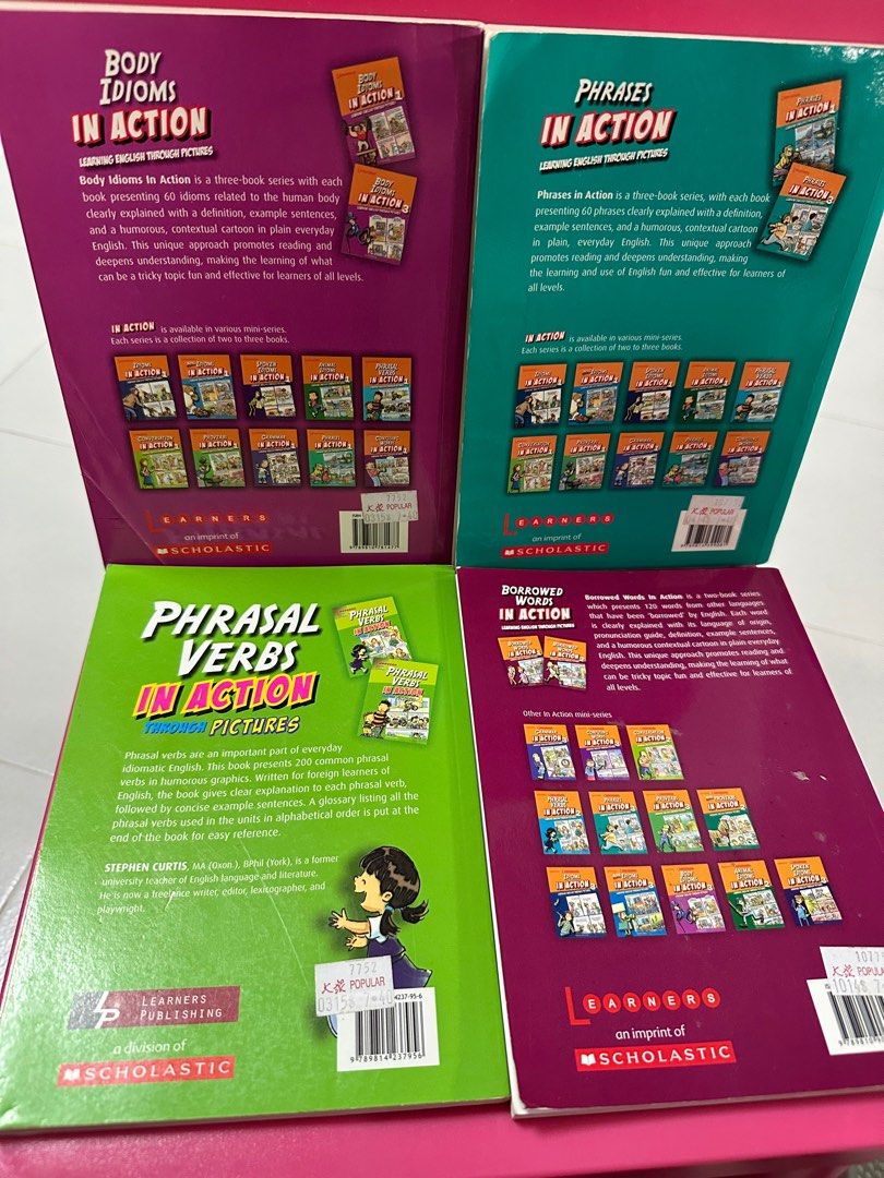 Primary level English - (1) Idioms (2) Phrases (3) Phrasal Verbs (4 ...