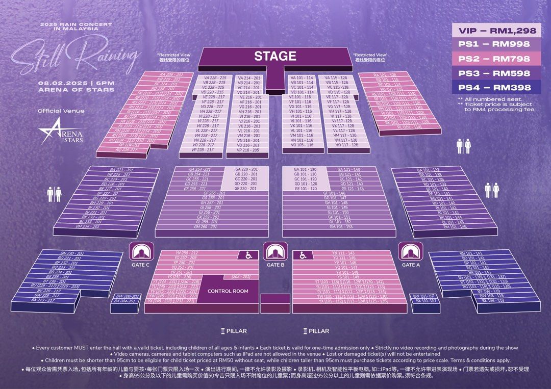 (PS3) 2025 RAIN CONCERT IN MALAYSIA : STILL RAINING, Tickets & Vouchers ...