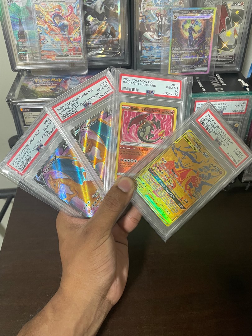 Psa 10 Eng Charizard slabs pokemon go champions path pokemon, Hobbies ...