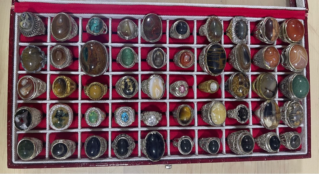 Ring batu akik, Men's Fashion, Watches & Accessories, Jewelry on Carousell