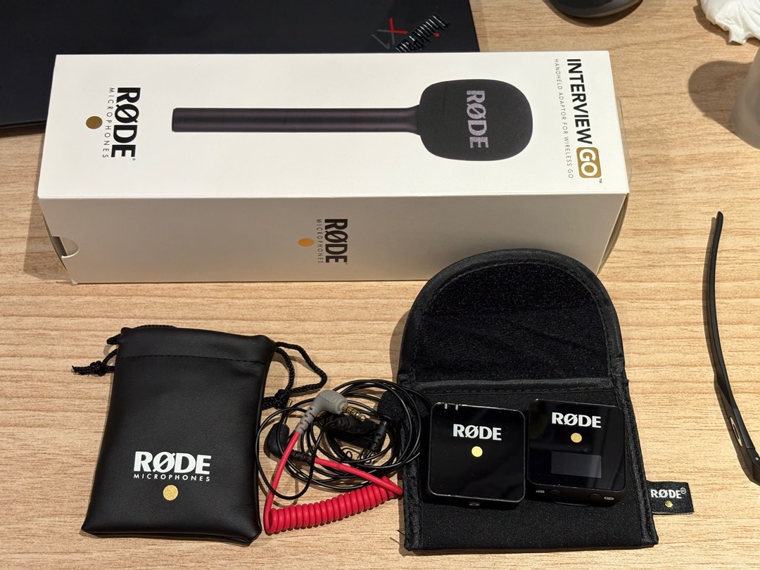 Rode Wireless GO Lavalier Go and Interview Go, Audio, Microphones on ...
