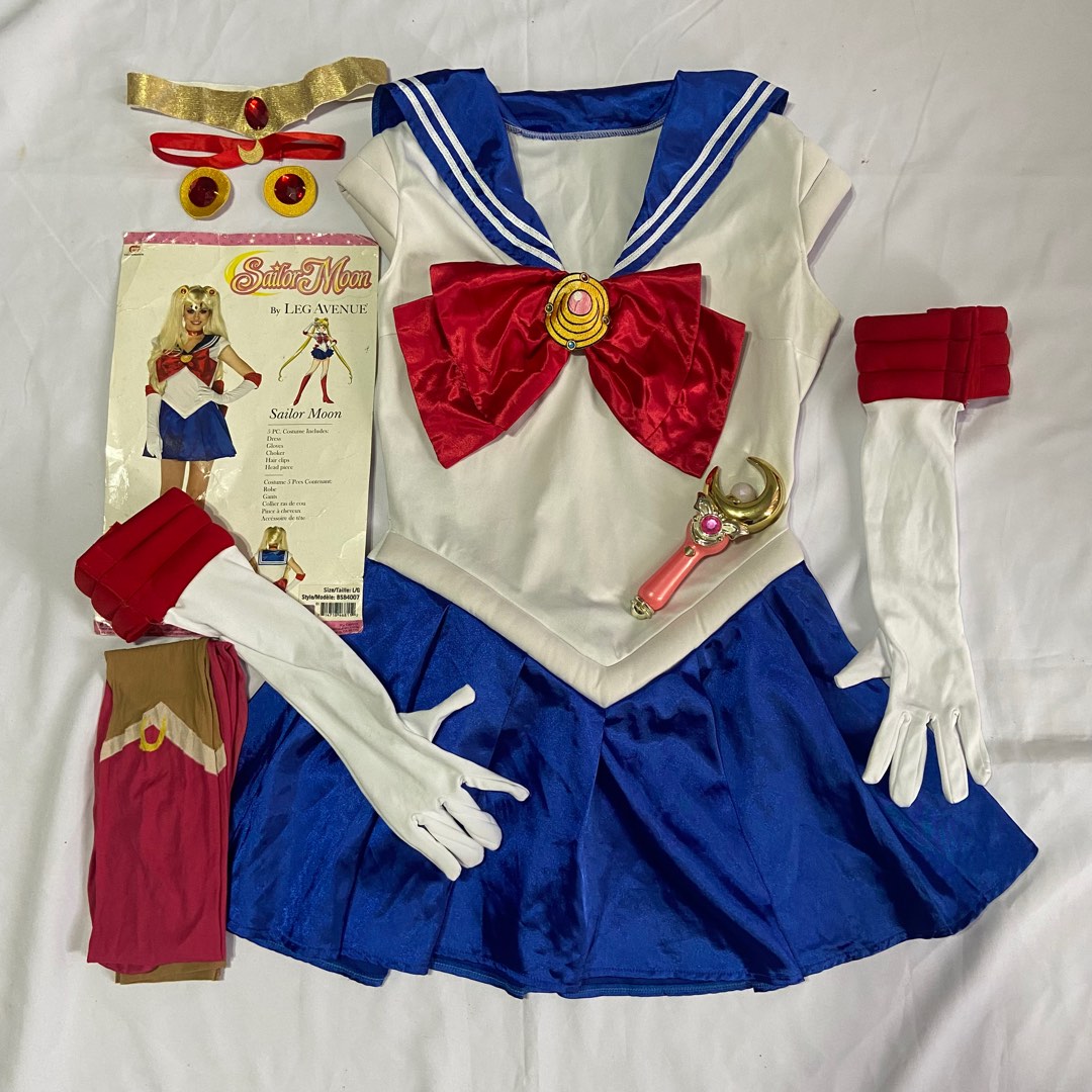 Sailor Moon Cosplay Costume by Leg Avenue set - suit, gloves, tiara ...