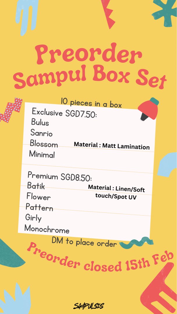 Sampul duit raya box set exclusive premium instock, Hobbies & Toys ...