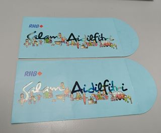 RHB Bank Hari Raya Aidilfitri Raya Packet Sampul Raya 8 Pieces Set ...