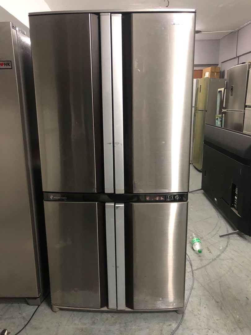 Sharp side by side fridge 605 litre, TV & Home Appliances, Kitchen Appliances, Refrigerators ...