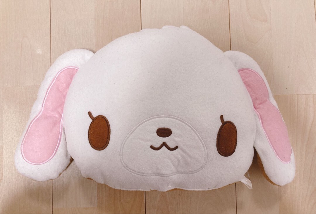 Shirousa Kurousa Sugar Bunny Face Die-Cast Double Sided Pillow, Hobbies ...