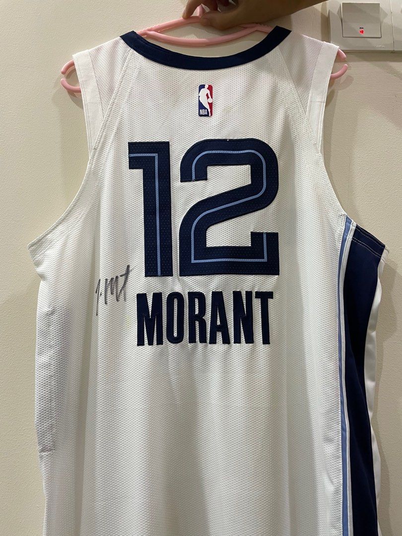 SIGNED AND WORN JERSEY BY JA MORANT ( OFFICIALLY AUTHENTICATED ...