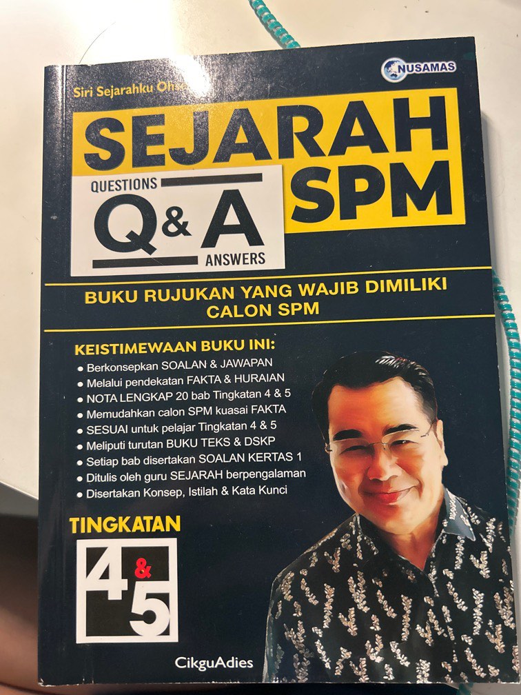 Siri Sejarahku Ohsem Q&A SEJARAH SPM TING4/5, Hobbies & Toys, Books & Magazines, Assessment ...