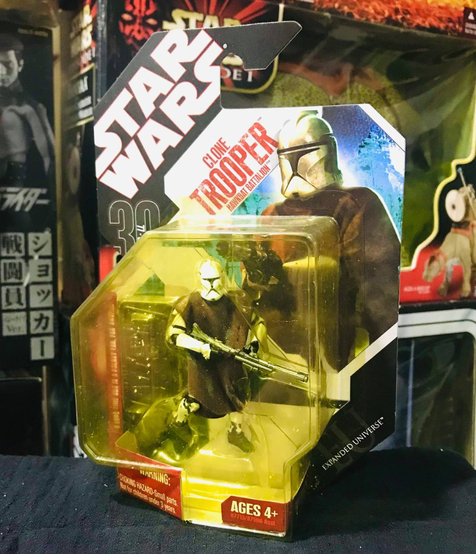 STAR WARS 3.75" 30th ANNIVERSARY EXPANDED UNIVERSE CLONE TROOPER ...