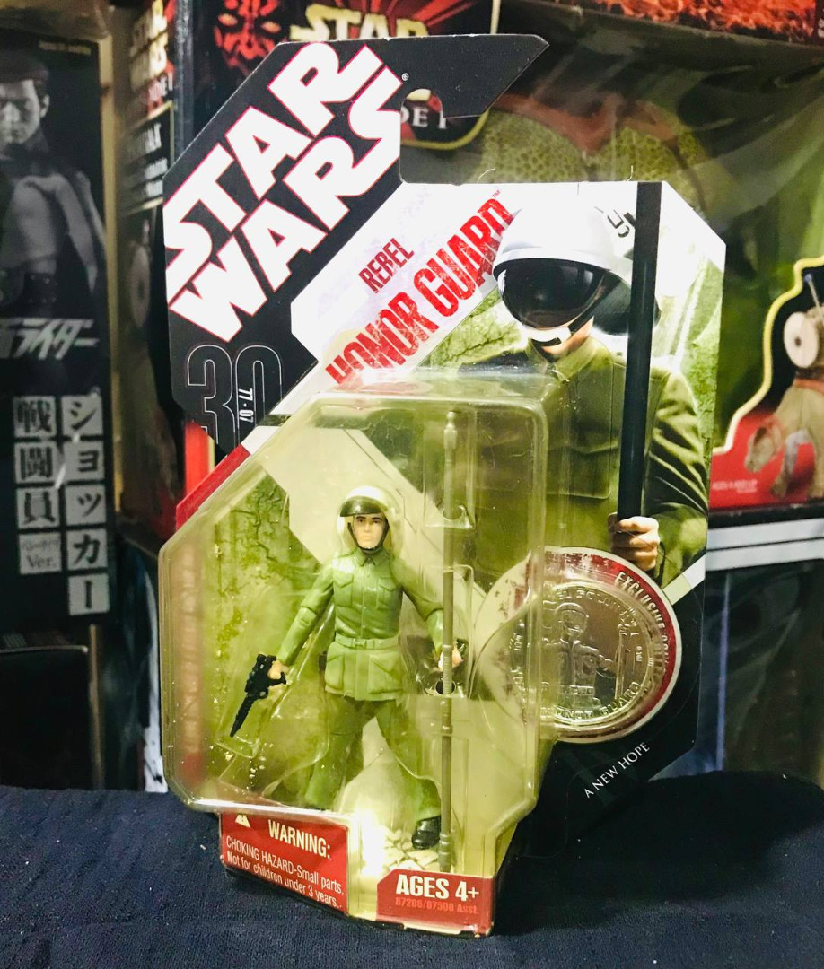 STAR WARS 3.75" 30th ANNIVERSARY #10 REBEL HONOR GUARD WITH COIN ...