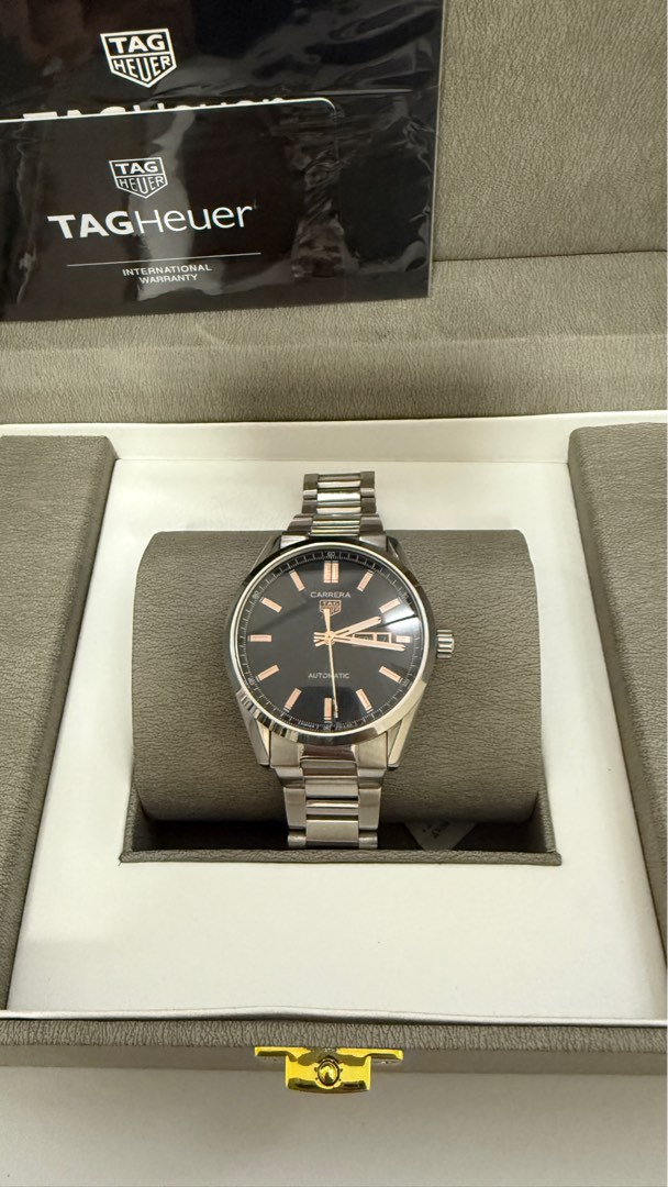 Tag Heuer Carrera Day-Date Watch, Luxury, Watches on Carousell
