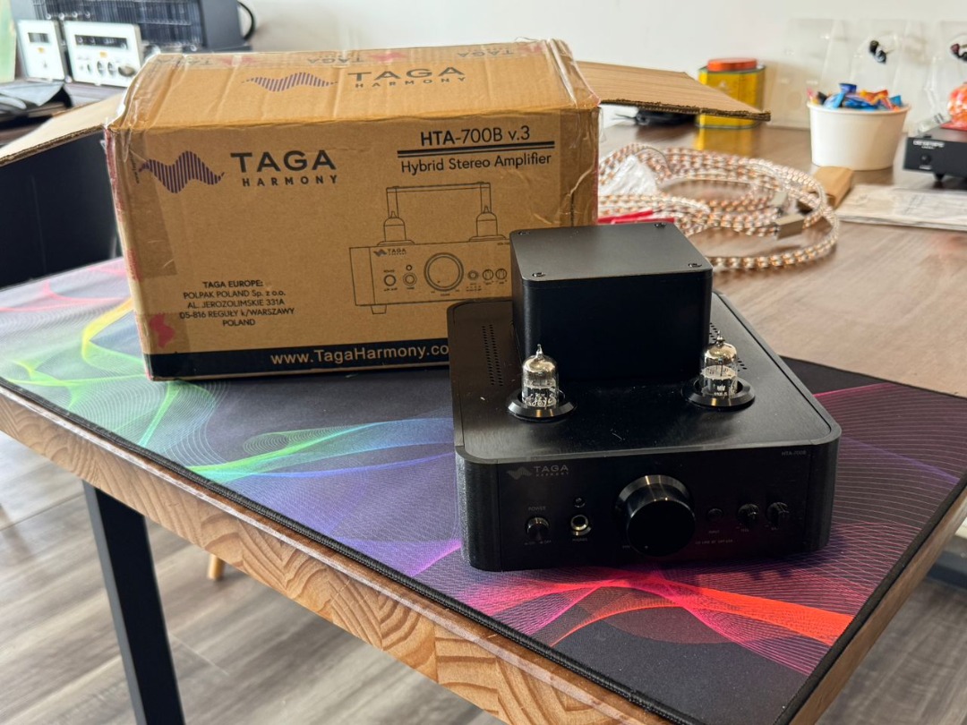 Taga Harmony HTA 700B v3 Hybrid Stereo Amplifier Mirai Audio, Audio ...