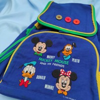 Tas Anak Vintage Mickey Mouse Biru Jadul, Toys & Collectibles, Mainan ...