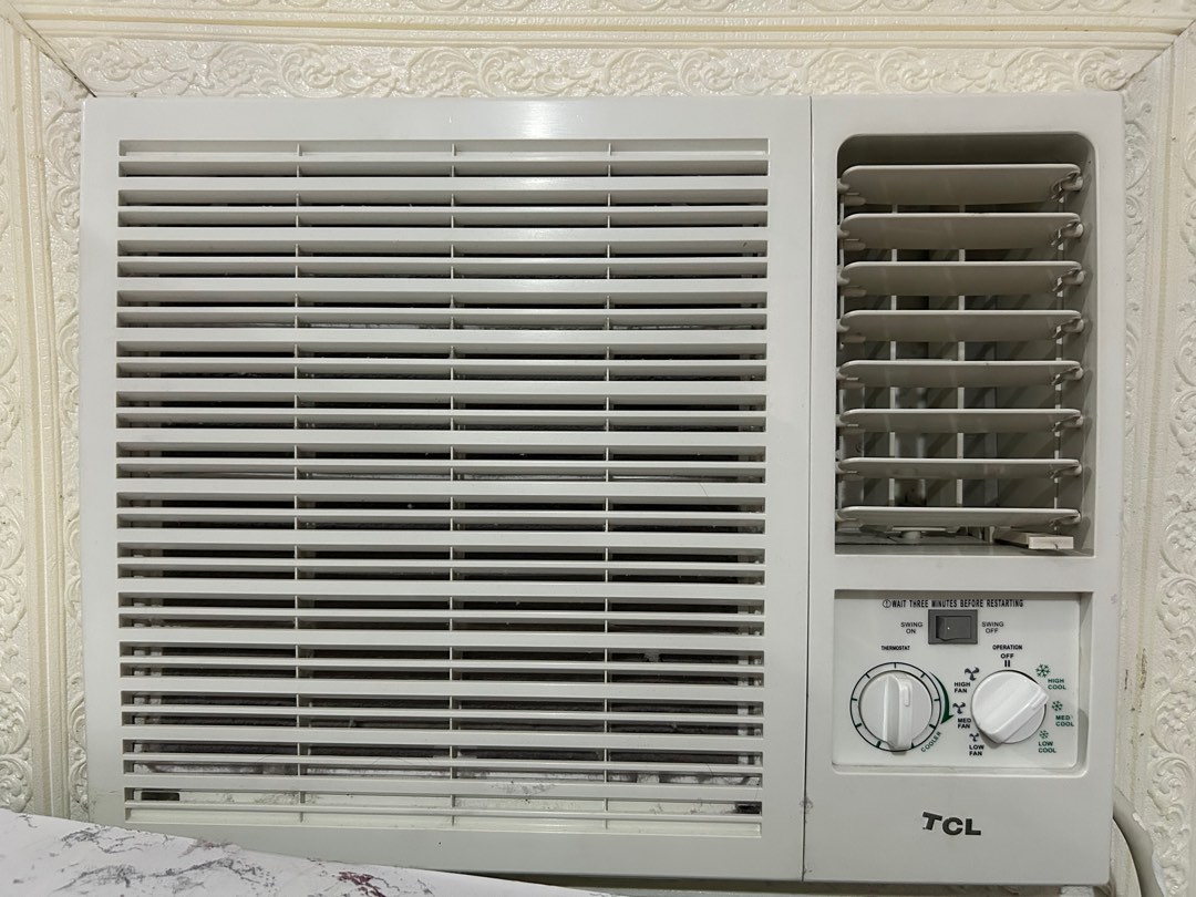 TCL 1HP non-inverter manual aircon, TV & Home Appliances, Air ...