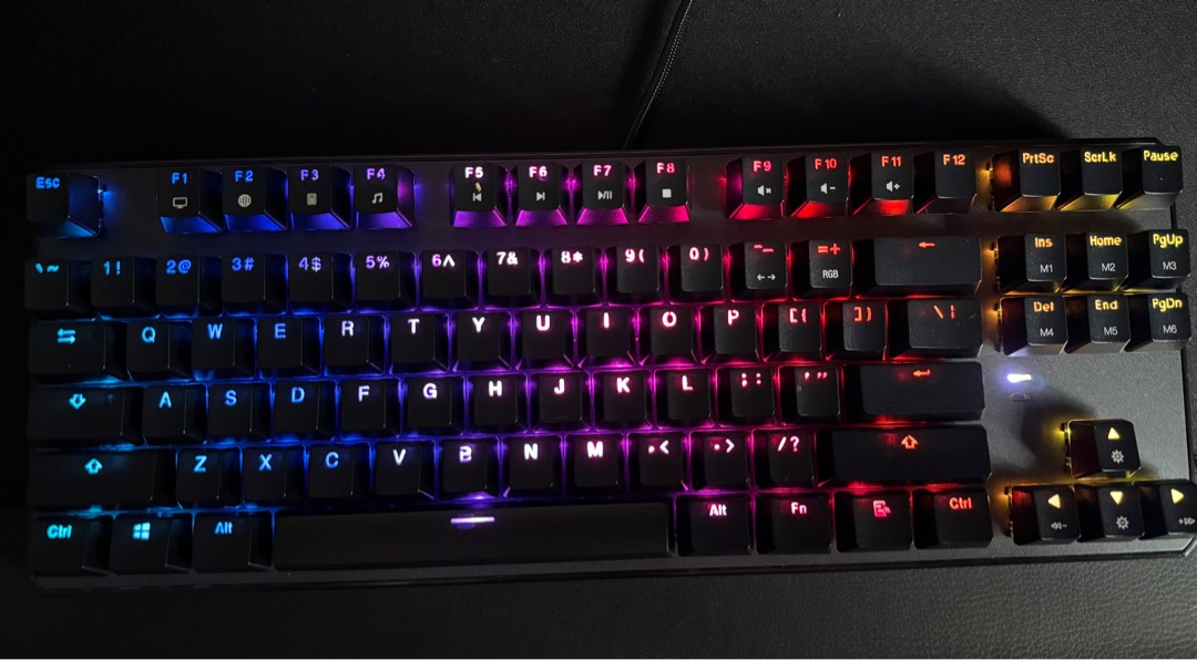 Techware Phantom 87 Key RGB Mechanical Keyboard, Computers & Tech ...