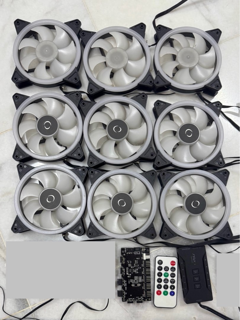 TECWARE ORBIS F3 ARGB FAN X 9pcs, Computers & Tech, Parts & Accessories ...