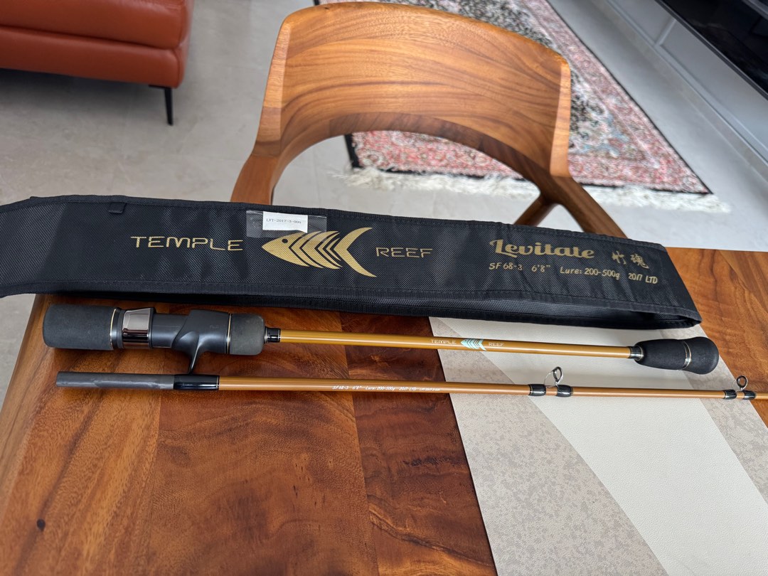Temple Reef Levitate Bamboo series Fishing rod, Sports Equipment ...