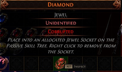 Path of Exile 2 (POE 2) The Adorned Diamond (Unidentified), Video ...
