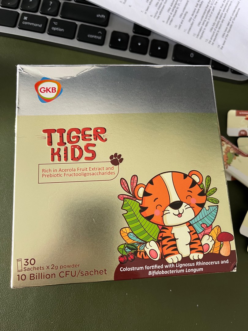Tiger kids health supplement GKB prebiotics tiger milk mushroom ...