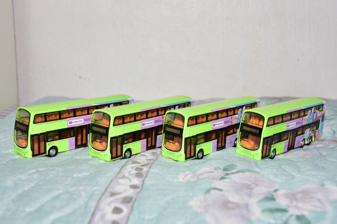 TINY Volvo B9TL model with Punggol coast opening ad, Hobbies & Toys ...