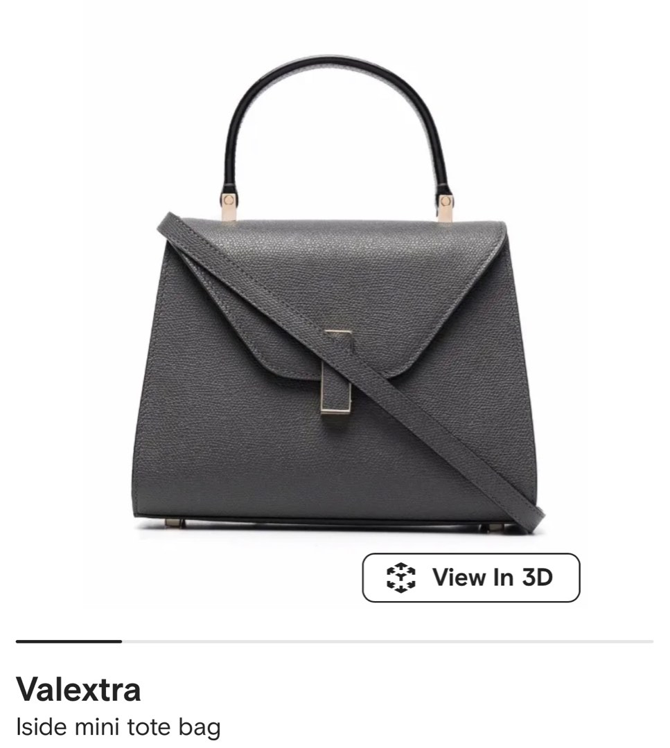 VALEXTRA ISIDE TWO WAY BAG, Luxury, Bags & Wallets on Carousell