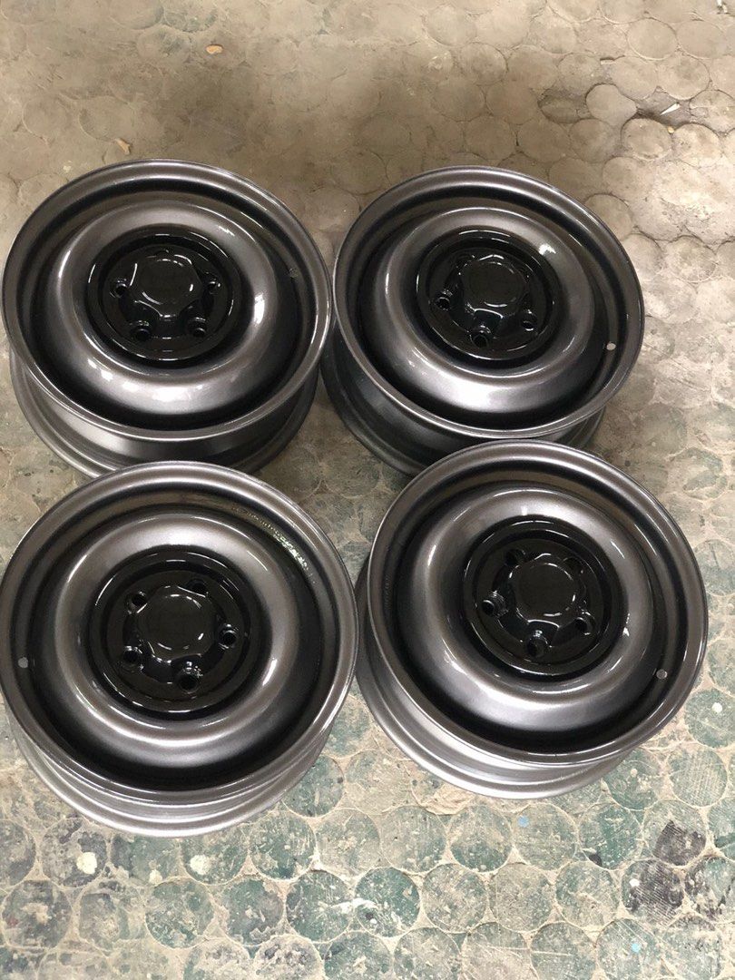 Velg kaleng monoblok R14, Aksesoris Mobil di Carousell