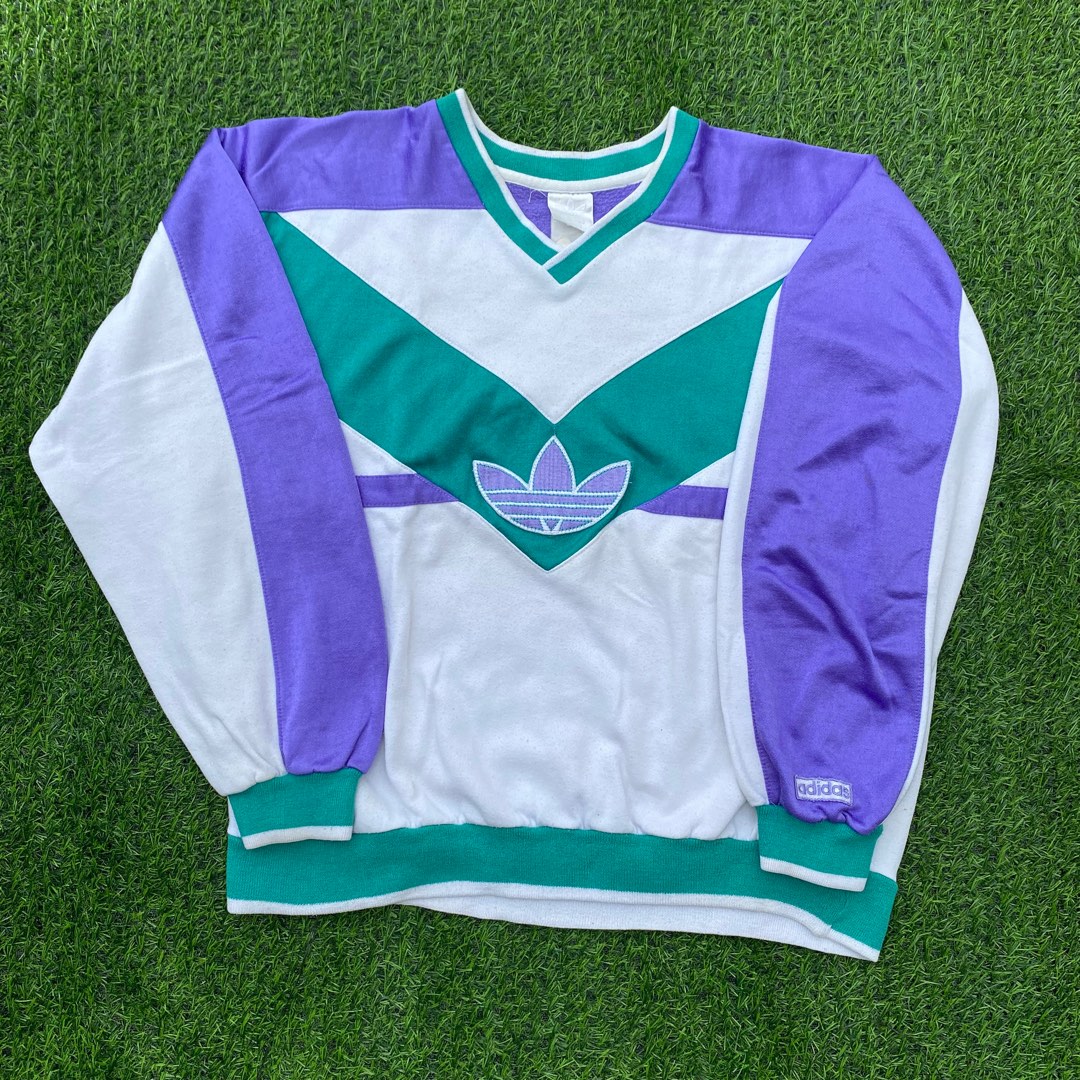 Vintage Rare Adidas Tri-colored (Silver Tab), Men's Fashion, Coats ...