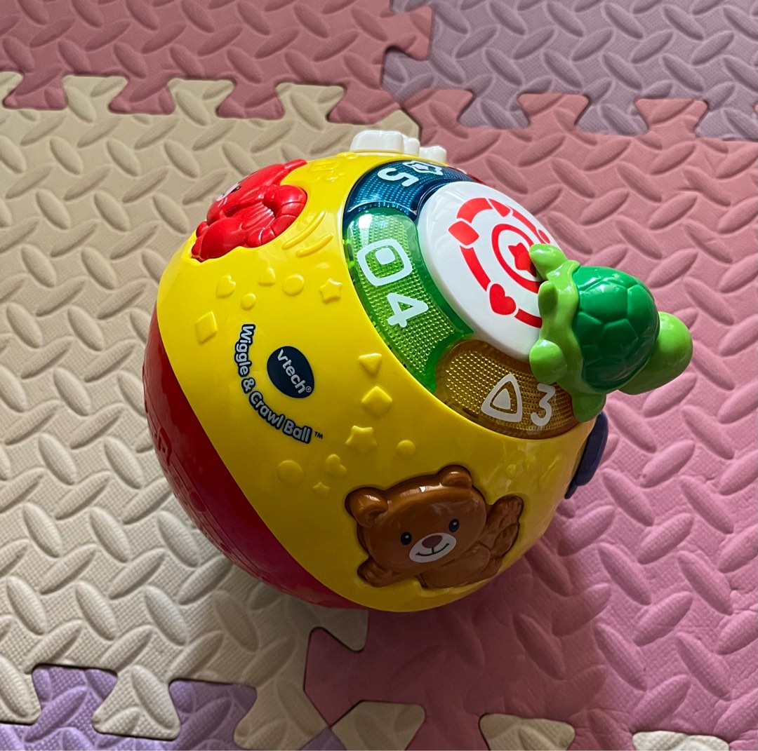 Vtech Wiggle n Crawl Ball, Babies & Kids, Infant Playtime on Carousell