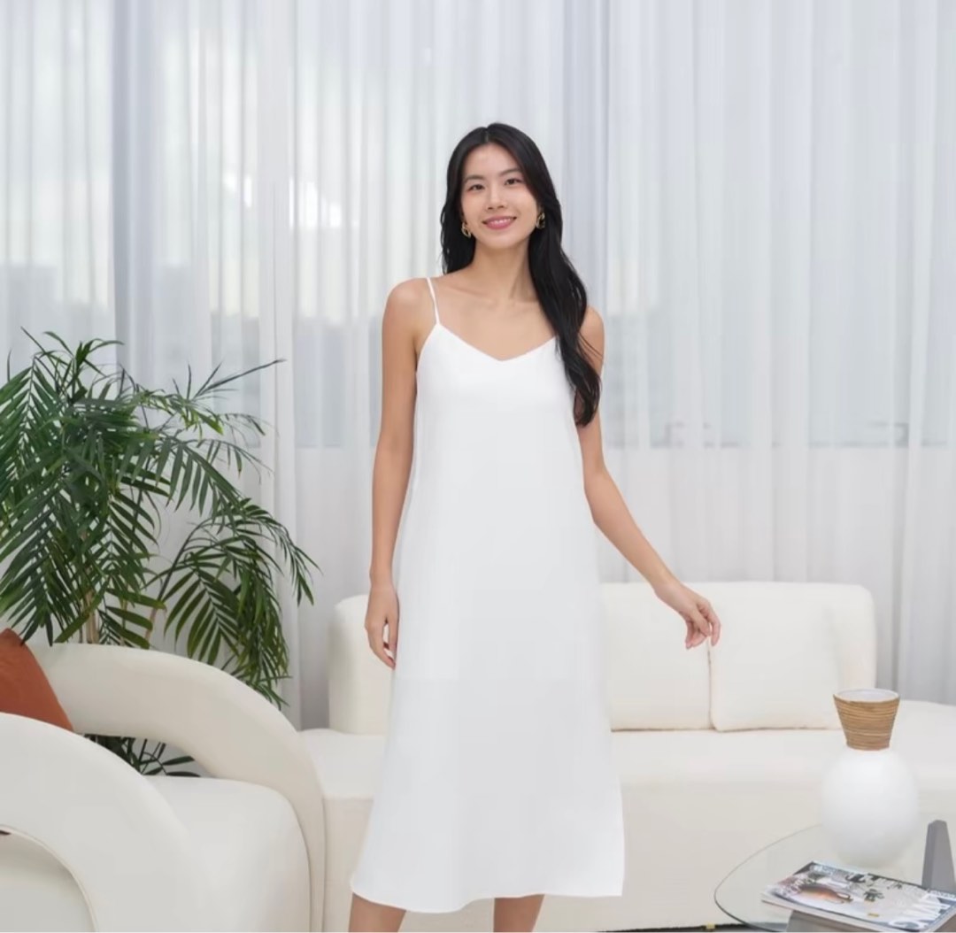 Wardrobe of Joy - Celeste 2 Way Dress in White, Women's Fashion, Dresses & Sets, Dresses on ...