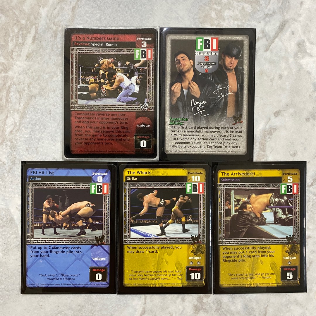 WWE Raw Deal FBI Set, Hobbies & Toys, Toys & Games on Carousell