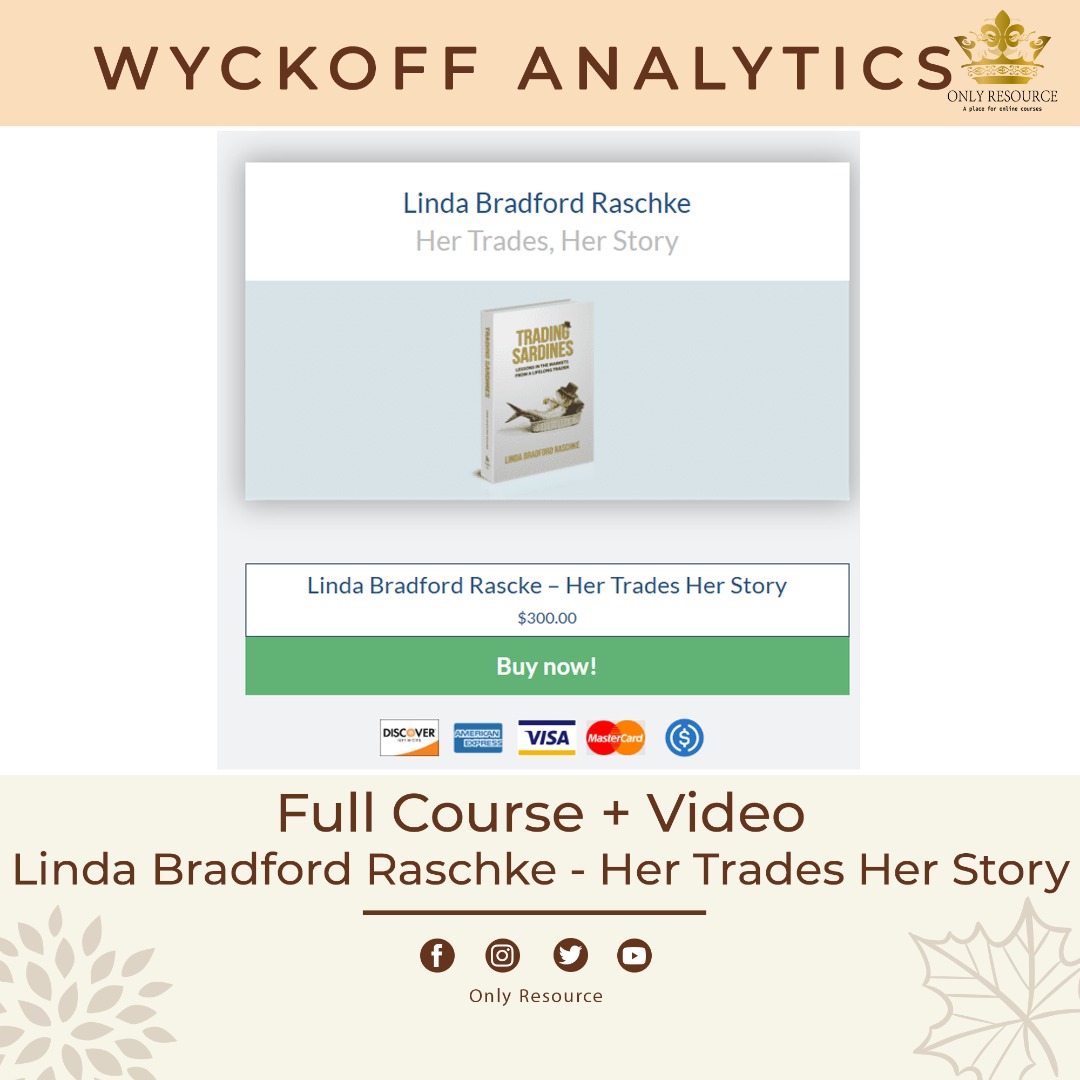 Wyckoff Analytics - Linda Bradford Raschke - Her Trades Her Story【2025 ...