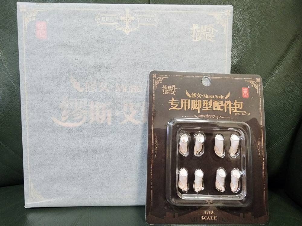 行版 蝸之殼 現貨 一套2件 RPG-02 修女 繆斯 艾斯朵 & 專用腳型配件包 Muse Asdo R18 模型, 興趣及遊戲, 玩具 ...