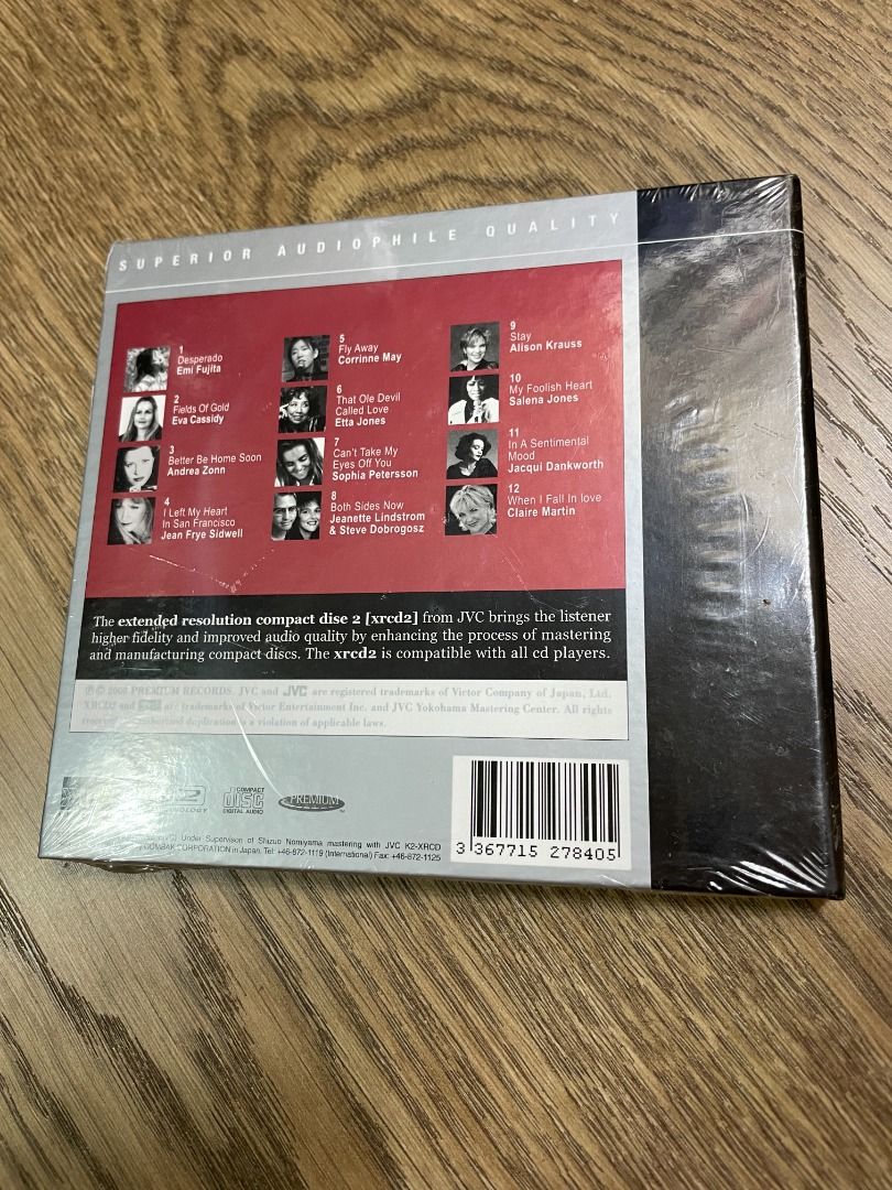 【發燒天碟】xrcd2 全新未開 Hifi 試音碟 Best Audiophile Voices II Hi-fi xrcd, 興趣及遊戲, 音樂、樂器 & 配件, 音樂與媒體 - CD 及 ...