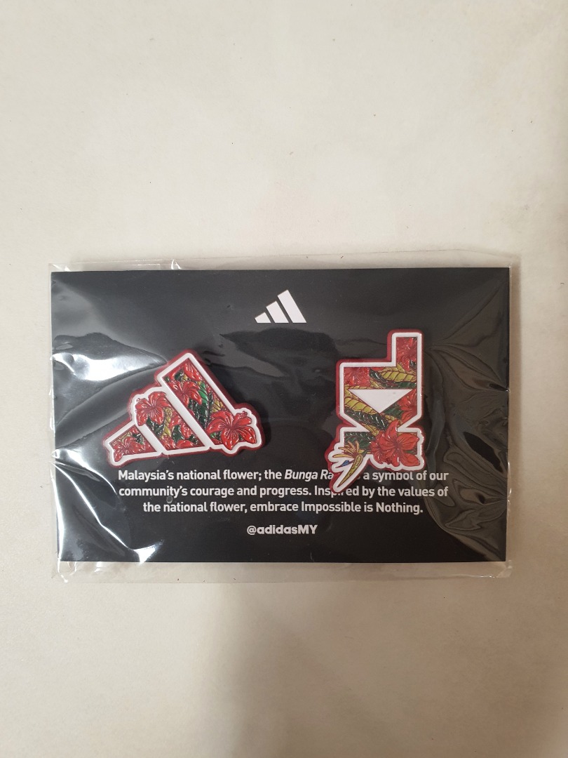 Adidas Bunga Raya Pin Set, Hobbies & Toys, Collectibles & Memorabilia ...