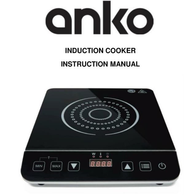 Anko Heavy Duty Induction Cooker 220volts, TV & Home Appliances ...