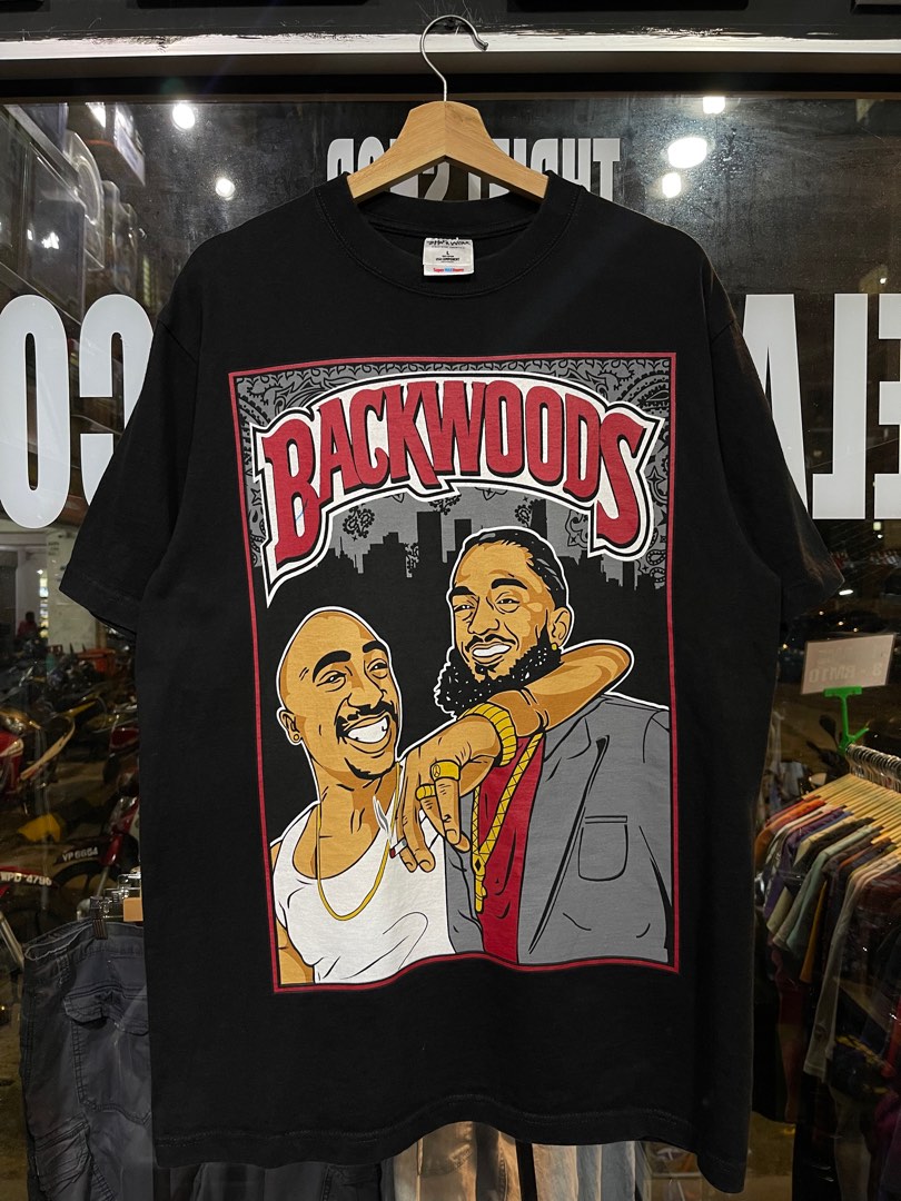 Backwoods Tupac & Nipsey, Men's Fashion, Tops & Sets, Tshirts & Polo ...