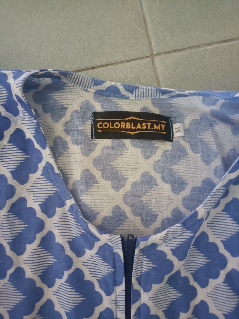 Baju Kurung Color Blast, Women's Fashion, Muslimah Fashion, Baju Kurung ...