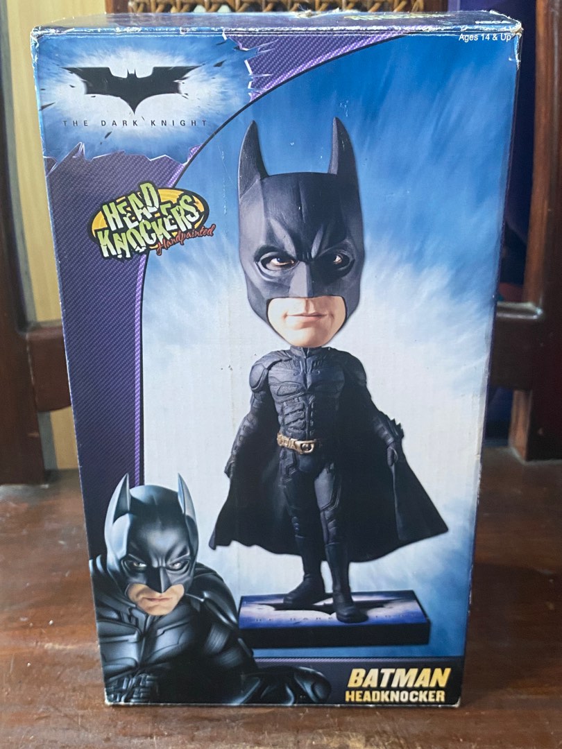 BATMAN THE DARK KNIGHT CHRISTIAN BALE HEAD KNOCKER BY NECA - Vintage ...